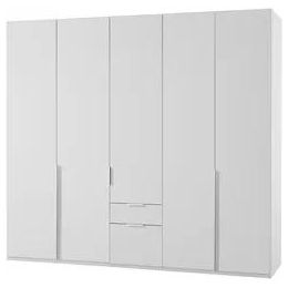 Kleiderschrank wimex "New York", wei&szlig;, B:225cm H:208cm T:58cm, Schr&auml;nke, Kleiderschrank, wahlweise 208 oder 236cm hoch