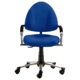 mayer Sitzm&ouml;bel B&uuml;rostuhl MAYER SITZM&Ouml;BEL "Kinder- und Jugenddrehstuhl myFREAKY", blau (mittelblau, schwarz), B:58,5cm H:93cm T:60cm, Kunststoff, Metall, Polyester, St&uuml;hle, B&uuml;rostuhl Kinderdrehstuhl B&uuml;rodrehstuhl, mitwachsend