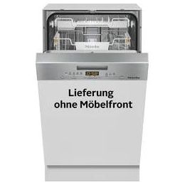 Miele teilintegrierbarer Geschirrsp&uuml;ler "G 5540 SCi SL Active", Energieeffizienz: E (A-G), silber (silberfarben), B:45cm H:81cm T:57cm, Geschirrsp&uuml;ler