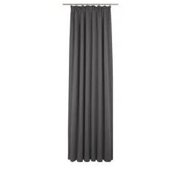 Vorhang WIRTH "Newbury", grau, B:130cm H:225cm, Baumwolle, Polyester, Gardinen, nach Ma&szlig;