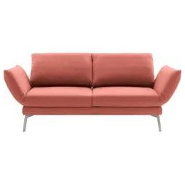 Sch&ouml;ner Wohnen 2,5-Sitzer "Spin, Multifunktionssofa, bequem und hochwertig verarbeitet", rosa (flamingo), B:248cm H:85cm T:225cm, 100% Polyester, SCH&Ouml;NER WOHNEN-KOLLEKTION, Sofas, Drehsitz-Funktion, USB-Anschluss, Armlehnfunktion, R&uuml;ckenverstellung