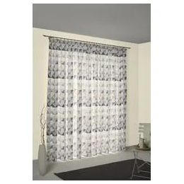 Vorhang WIRTH "Berlare", braun, B:132cm H:185cm, Baumwolle, Polyester, Gardinen, nach Ma&szlig;