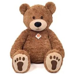 HERMANN TEDDY ORIGINAL Kuscheltier TEDDY HERMANN "Teddy sitzend, braun, 75 cm", braun, Pl&uuml;schfiguren, KinderB:38cm H:18cm L:75cm, Polyester, Kuscheltier, mit aufgestickten Tatzen, B:38cm H:18cm L:75cm