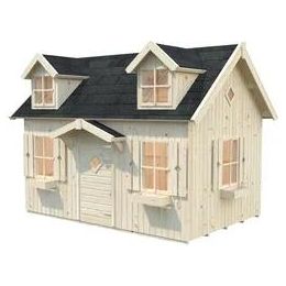 Spielhaus Palmako "Marie 5,4 m2", beige (natur), Spielh&auml;user, KinderB:320cm H:234cm T:222cm, Holzwerkstoff, Spielhaus, mit Vorgefertigte Wandelemente, B:320cm H:234cm T:222cm