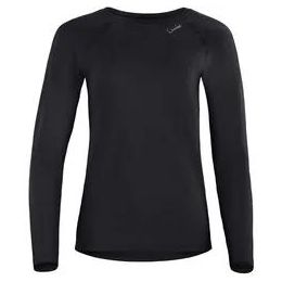 Langarmshirt WINSHAPE "AET118LS", Damen, Gr. M, schwarz, 85% Polyester, 15% Elasthan, Rundhals, Shirts Langarmshirt, Functional Light and Soft Long Sleeve Top