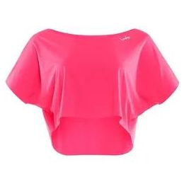 Oversize-Shirt WINSHAPE "DT104", Damen, Gr. XXL, pink (neon pink), 80% Polyester, 20% Elasthan, U-Boot-Ausschnitt, Shirts Oversize Shirt T-Shirt, Functional