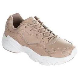 ENDURANCE ATHLECIA Sneaker ATHLECIA "CHUNKY Leather Trainers", Damen, Gr. 40, beige, Leder, Schuhe Sneaker, im sportlichen Style