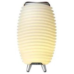 Kooduu LED Stehlampe "Synergy 35", wei&szlig;, 1, &Oslash; 24cm H: 41,2cm, Leuchten, Hygge-Design, Bluetooth Lautsprecher, Sektk&uuml;hler, TWS Stereo Sound, LED Stehlampe