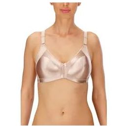 Minimizer-BH Naturana "Solutions", Damen, Gr. 80, Cup E, beige (light beige), Obermaterial: 93% Polyamid, 7% Elasthan, leicht gl&auml;nzend, unifarben, BHs Minimizer-BH, Shaping-Effekt, breite Tr&auml;ger, feminin, ohne B&uuml;gel, Satin