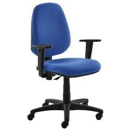 mayer Sitzm&ouml;bel Drehstuhl MAYER SITZM&Ouml;BEL "2211", blau (mittelblau, schwarz), B:62cm H:93cm T:62cm, St&uuml;hle, Kinderdrehstuhl B&uuml;rodrehstuhl, recyceltes Polyester