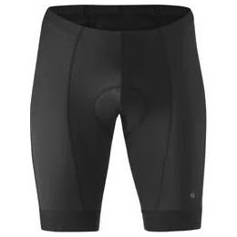 Fahrradhose Gonso "California", Herren, Gr. XL, Normalgr&ouml;&szlig;en, schwarz, 78% Polyamid, 22% Elasthan, Hosen Fahrradhose, kurze Herren Radlerhose mit Sitzpolster, strapazierf&auml;hige Radhose
