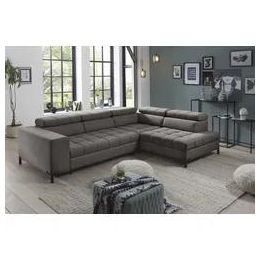 Ecksofa exxpo - SOFA FASHION "Bocco, hochwertige Verarbeitung, toller Sitzkomfort, bequem, L-Form", bunt (melange), B:276cm H:75cm T:203cm, 100% PES, Sofas, Ecksofa, wahlweise mit Bettfunktion u. Bettkasten, inkl. Kopfteilverstellung