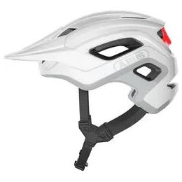 Mountainbikehelm Abus "CLIFFHANGER" Gr. M, wei&szlig; (shiny wei&szlig;), Helme, M Kopfumfang: 54cm - 58cm