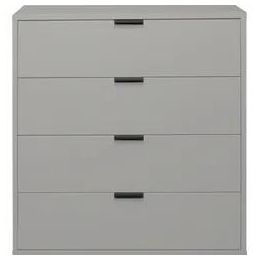M&auml;usbacher Kommode M&Auml;USBACHER "Bonnie TOPSELLER", grau (kreidegrau matt), B:81cm H:87cm T:45cm, Holzwerkstoff, Sideboards, Kommode, Kommode mit 4 Schubladen