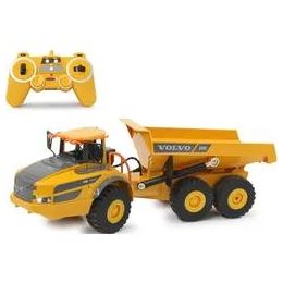 RC-LKW Jamara "Muldenkipper Volvo A40G", gelb, Fernlenkfahrzeuge, KinderB:13cm H:15cm T:40cm, Kunststoff, B:13cm H:15cm T:40cm