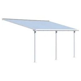 Terrassendach PALRAM - CANOPIA "Olympia 3x6.1", wei&szlig;, B:619cm T:295cm, Aluminium, Polycarbonat (PC), Terrassen&uuml;berdachungen, BxT: 619x295 cm, Topseller