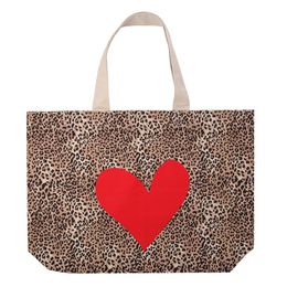 Gina Benotti Canvas-Shopper mit Leo-Muster