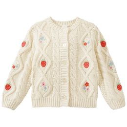 Topomini Baby Strickjacke mit Stickereien