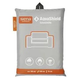 Gartenm&ouml;bel-Schutzh&uuml;lle siena GARDEN "AquaShield", grau, B:100cm H:70cm L:100cm, Polyester, Planen