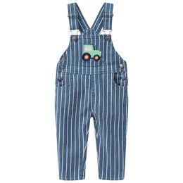 Topomini Baby Jeanslatzhose mit Stickerei