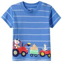 Topomini Baby T-Shirt mit Traktor-Print