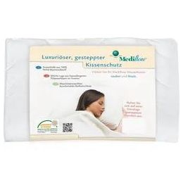 Wasserkissen Mediflow "Mediflow gesteppter Luxus Schonbezug 5020 40x80cm", wei&szlig;, B:40cm L:80cm, Baumwolle, Wasser, Funktionskissen