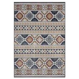 Teppich FLAIR RUGS "Aster", bunt, B:160cm H:2mm L:230cm, Kunstfaser, Teppiche, Teppich, Outdoor geeignet, Hoch-Tief Effekt