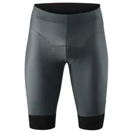 Fahrradhose Gonso "SQlab GO M", Herren, Gr. 5XL, Normalgr&ouml;&szlig;en, grau (dunkelgrau), 80% Polyamid, 20% Elasthan, Hosen Fahrradhose, Herren Radhose mit Sitzpolster, kurze moderne Radlerhose, Tight Fit