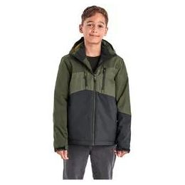 Outdoorjacke Killtec "KOW 204 BYS JCKT", Jungen, Gr. 140, gr&uuml;n (olivgr&uuml;n), Obermaterial: 100% Polyester;Futter: 100% Polyester;F&uuml;llung: 100% Polyester, Jacken Outdoorjacke, Wasserdichte, atmungsaktive Winterjacke mit verstellbarer Kapuze