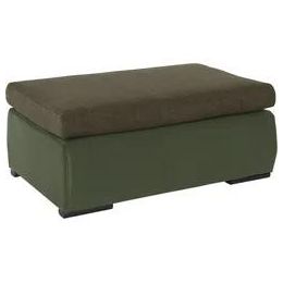 Polsterhocker Home Affaire "Win, B: 97 cm - OTTO. Verl&auml;ssliche Qualit&auml;t.", gr&uuml;n (olive gr&uuml;n), B:97cm H:40cm T:66cm, 100% Polyester, Hocker, Polsterhocker, individuell zu kombinieren