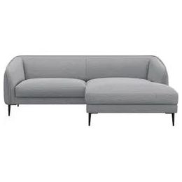 Ecksofa FLEXLUX "Belle Designsofa, bequem durch Kaltschaum im Sitz", grau (sophisto gre), B:218cm H:74cm T:149cm, 100% Polyester, Sofas, Ecksofa, Skandinavisches Design, In hochwertiger Verarbeitung, B/T 218/149 cm