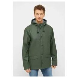 Regenjacke Derbe "Passby", Herren, Gr. XL, bunt (olive navy), Obermaterial: 100% Polyester; Futter: 100% Baumwolle; &Auml;rmelfutter: 100% Polyester, normal, Jacken Regenjacke, Wasserabweisend, winddicht, gestreiftes Innenfutter