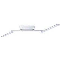 Paco Home Deckenleuchte "DAVE", wei&szlig; (chrom, wei&szlig;), H: 10,4cm, Leuchten, LED Deckenstrahler