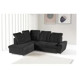 Ecksofa WERK2 "Brindisi, Multifunktion, bequem & komfortabel, Breite 263cm, L-Form", grau (anthrazit), B:263cm H:105cm T:212cm, 92% Polyester, 8% Nylon, Sofas, Ecksofa, mit verstellbaren Kopfteilen, Bettfunktion & Bettkasten