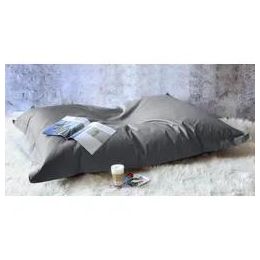 Sitzsack Kinzler "XXL Outdoorf&auml;hig", grau (anthrazit), B:140cm H:20cm T:180cm, Polyester, Sitzs&auml;cke, Sitzsack, Uni Farben, Outdoor geeignet, ideal im Wohnzimmer & Kinderzimmer