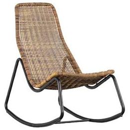 Gartenstuhl Woood "TOMS", beige (natur, schwarz), B:51cm H:97cm T:95cm, Geflecht Rattan, St&uuml;hle, Gartenstuhl, geeignet f&uuml;r Innen- und Au&szlig;enbereiche, H 97 cm x B 51 cm
