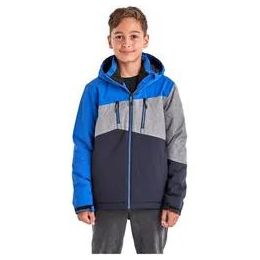 Outdoorjacke Killtec "KOW 204 BYS JCKT", Jungen, Gr. 152, blau, Obermaterial: 100% Polyester;Futter: 100% Polyester;F&uuml;llung: 100% Polyester, Jacken Outdoorjacke, Wasserdichte, atmungsaktive Winterjacke mit verstellbarer Kapuze