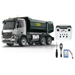 RC-LKW Jamara "Mercedes-Benz Arocs Metal Meiller 1:20, 2,4 GHz", grau, Fernlenkfahrzeuge, KinderB:16cm H:19,8cm T:45cm, Kunststoff, Metall, mit LED Licht und R&uuml;ckfahrwarnsound, B:16cm H:19,8cm T:45cm