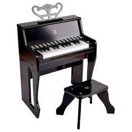 Spielzeug-Musikinstrument HAPE "Leuchttasten-Piano mit Hocker", schwarz, Spielzeug-Musikinstrumente, KinderB:38cm H:50cm T:23cm, B:38cm H:50cm T:23cm