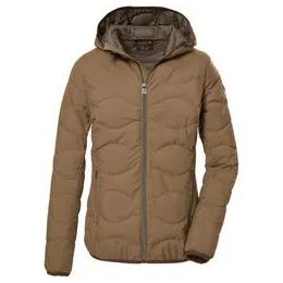 Steppjacke "GW 21 WMN QLTD JCKT", Damen, Gr. 46, braun, Obermaterial: 100% Polyester;Futter: 100% Polyester;F&uuml;llung: 100% Polyester, G.I.G.A. DX BY KILLTEC, Jacken Steppjacke, Elegante, wasserabweisende Damenjacke aus recycelten Materialien