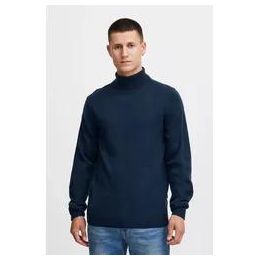 Rollkragenpullover Blend "BHPullover", Herren, Gr. XXL, blau (marineblaus), Feinstrick, 85% Polyacryl, 15% Wolle, unifarben, regular fit, Pullover Rollkragenpullover, Stilvoller Strickpullover mit Rollkragen