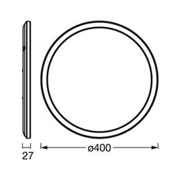 OSRAM SMART+ WiFi ORBIS ULTRA SLIM BACKLIGHT wei&szlig; &Oslash;40cm RGBW