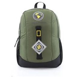 Cityrucksack National Geographic "New Explorer", Gr. B/H/T: 31cm, gr&uuml;n (khaki), Nylon, Rucks&auml;cke Cityrucksack, mit extra Laptop-Fach