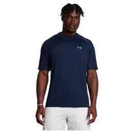 Trainingsshirt Under Armour "UA TECH 2.0 SS TEE", Herren, Gr. 3XL, blau, Jersey, Obermaterial: 100% Polyester, normal, Rundhals, Raglan&auml;rmel abgesteppt, Shirts, optimierte Passform, schnell trocknend, atmungsaktiv