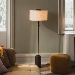 Globen Lighting Stehleuchte Bosco, beige/braun, H&ouml;he 144 cm