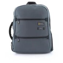 Cityrucksack National Geographic "Mutation", Herren, Gr. B/H/T: 16cm, grau, Kunstfaser, Rucks&auml;cke Cityrucksack, aus recyceltem Material