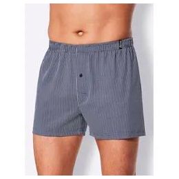 King&acute;S Club Boxershorts KINGS CLUB, Herren, Gr. 10, 3 Stk., blau (marine, bedruckt), 100% Baumwolle, Unterhosen