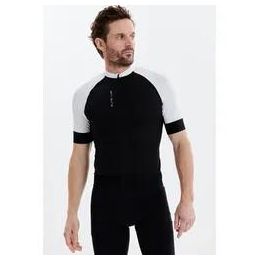 Funktionsshirt ELITE LAB "Bike Elite X1", Herren, Gr. M, schwarz-wei&szlig; (wei&szlig;, schwarz), 82% Polyester, 18% Elasthan, unifarben, normal, Rundhals, Shirts Funktionsshirt, aus hochwertigem Material