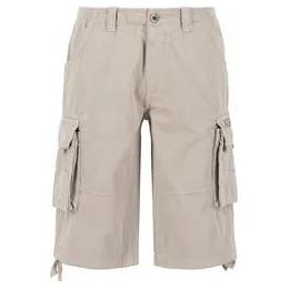 Shorts Alpha Industries "Jet Short", Herren, Gr. 32, Normalgr&ouml;&szlig;en, beige (vintage sand), Obermaterial: 100% Baumwolle, Hosen Shorts