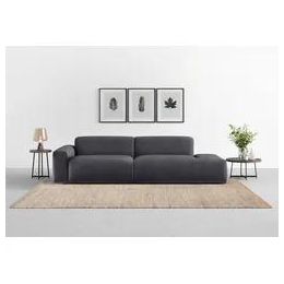 Big-Sofa Trendmanufaktur "Braga, mit hochwertigem Kaltschaum, Megasofa, in Cord erh&auml;ltlich", grau (anthrazit), B:277cm H:72cm T:107cm, 100% Polyester, Sofas, Big-Sofa, modernes Big-Sofa, Couch mit hohem Sitzkomfort, 277/72/107 cm (B/H/T)